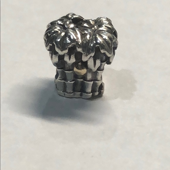 Pandora | Jewelry | Pandora 925 4k Gold Palm Tree Charm | Poshmark